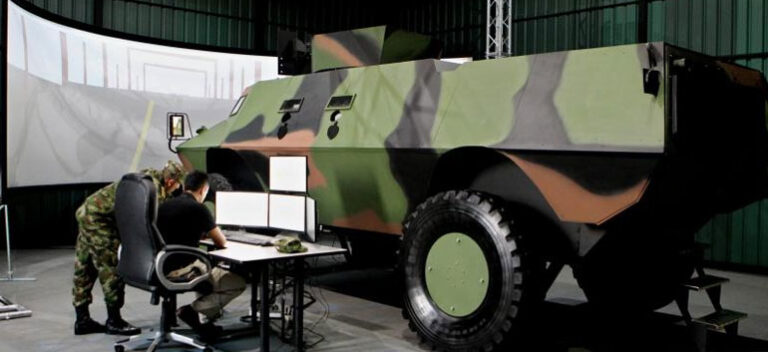 Army unveils Colombia’s first driving simulator for armored vehicles ...