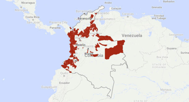 Illegal armed groups (maps) | Colombia Reports
