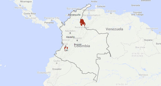Illegal armed groups (maps) | Colombia Reports